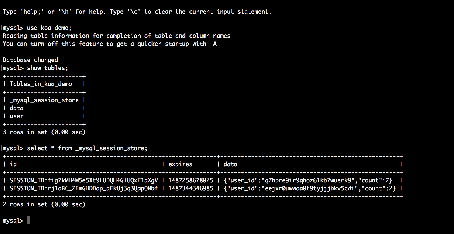 5.2 koa2实现session · KOA2